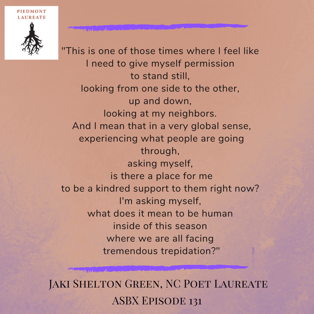 A conversation with Poet Laureate and first Piedmont Laureate, Jaki ...